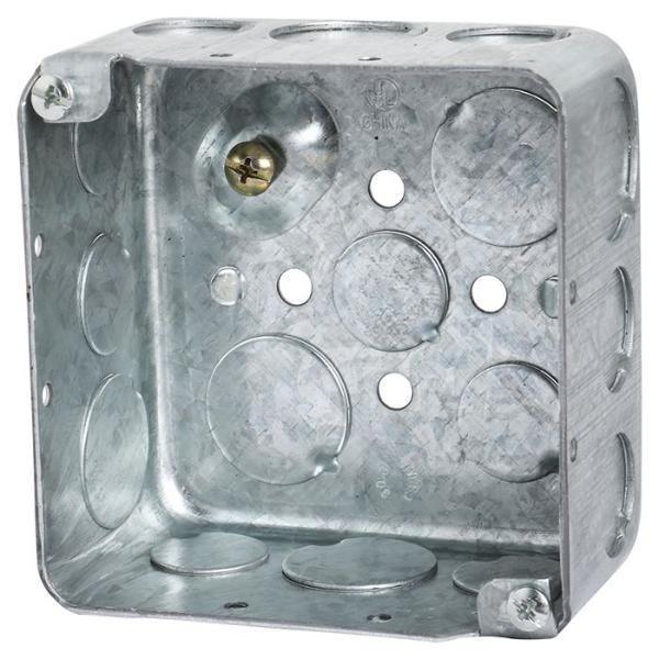 Caja cuadrada 4x4 1/2"+3/4"-UL- #52171 doble fondo – CircuitoCinco